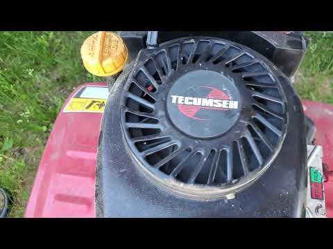 Tecumseh 5.5hp 195cc Rototiller - YouTube