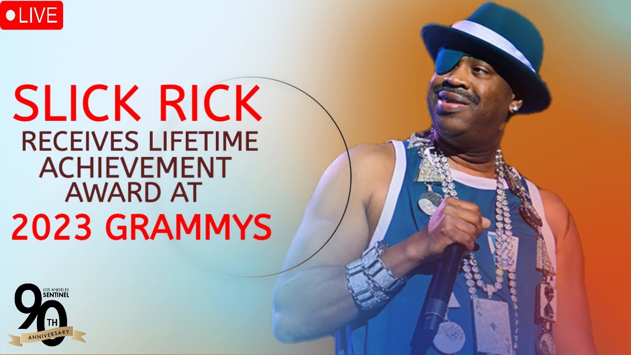 SLICK RICK Receives Lifetime achievement award at 2023 Grammy's + Talks ...
