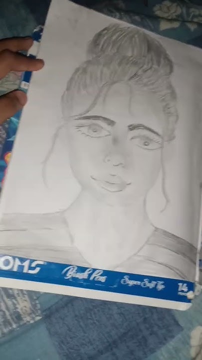 Cute Korean Girl Drowing Sketch Youtube