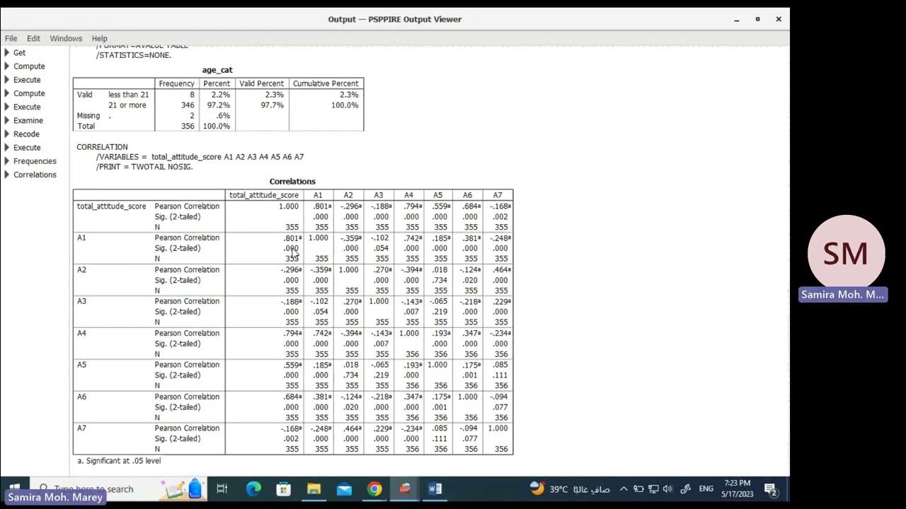 how to use PSPP in data management and analysis - YouTube