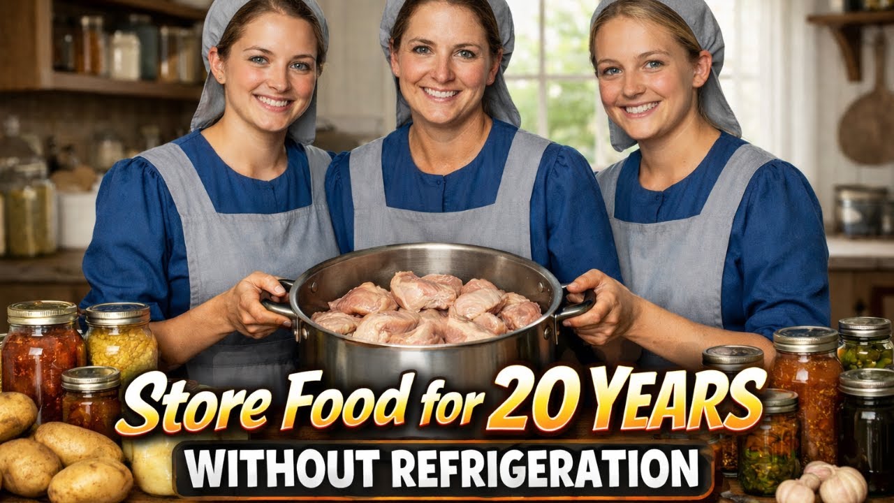 How the Amish Store Food for 20+ Years Without Refrigeration - YouTube