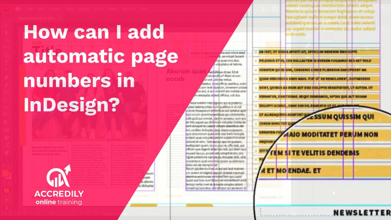 How Can I Add Automatic Page Numbers In InDesign YouTube How Can I Add Automatic Page Numbers In InDesign YouTube