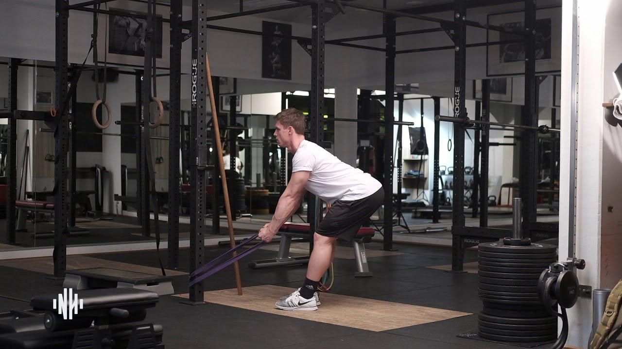 Banded "Romanian Deadlift" - YouTube