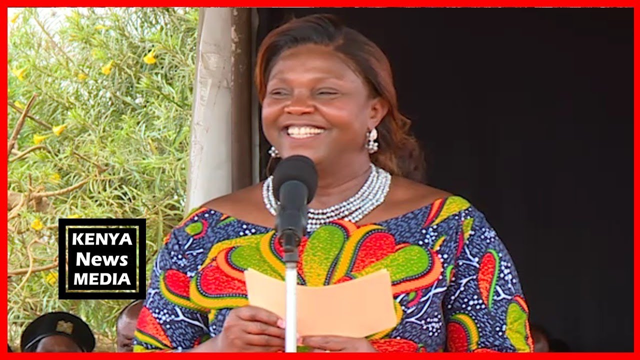 Dorcas Rigathi Speech speech after food distribution in Kathonzweni ...