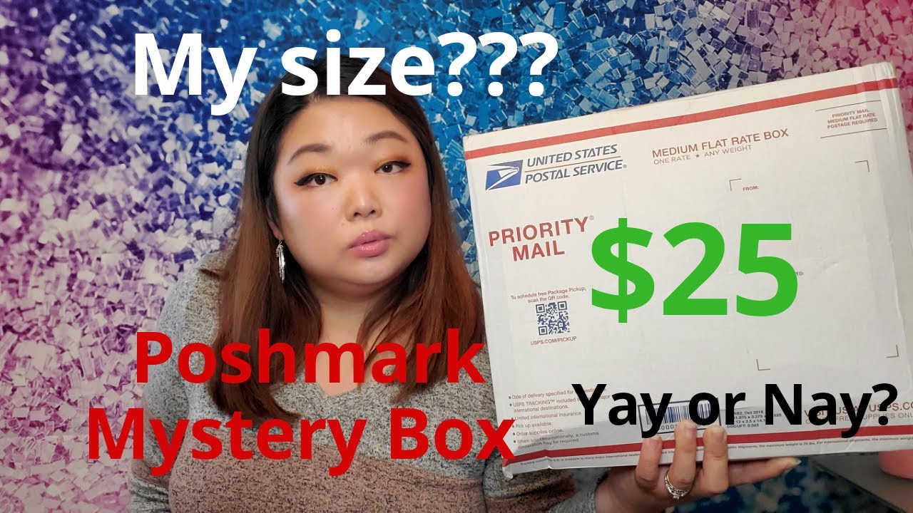 Poshmark Mystery Box Unboxing | Plus Size | My Size??? Yay or Nay? Is ...