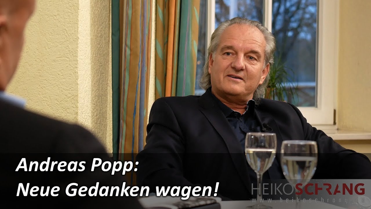 Andreas Popp: Neue Gedanken wagen! Interview von SchrangTV - YouTube