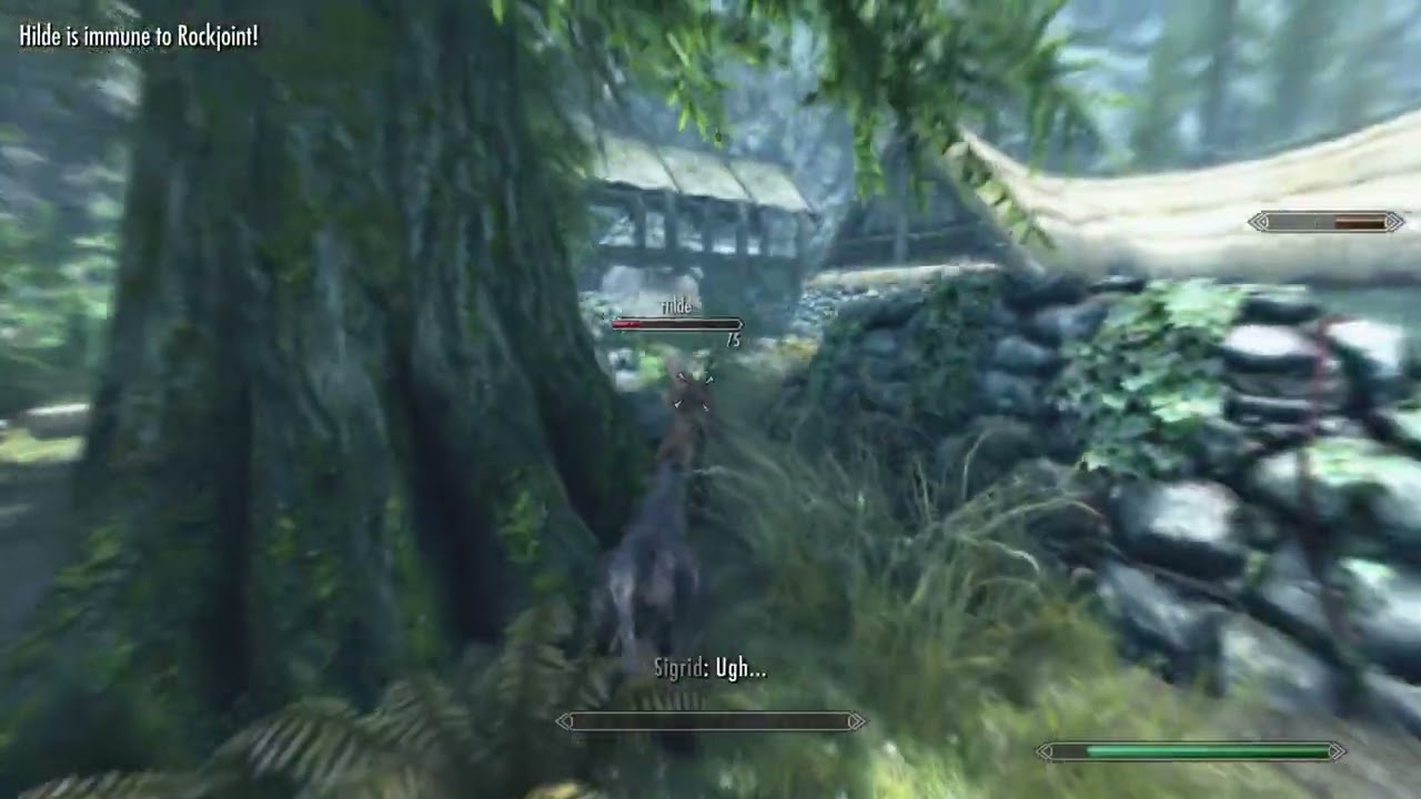 Skyrim Devourment - Hungry Wolf Pack Visits Riverwood - YouTube