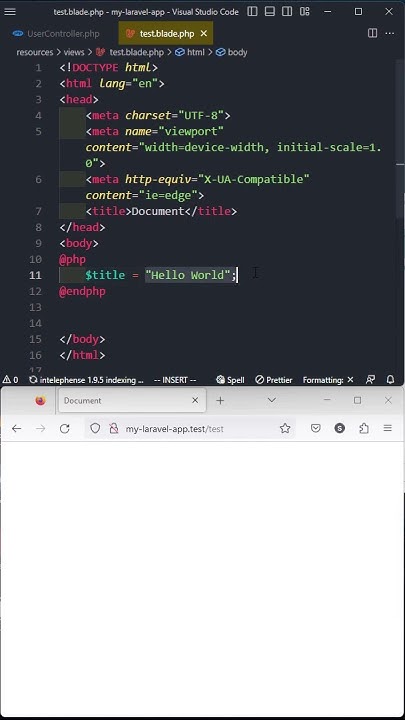 Laravel Blade’s PHP Directive - YouTube