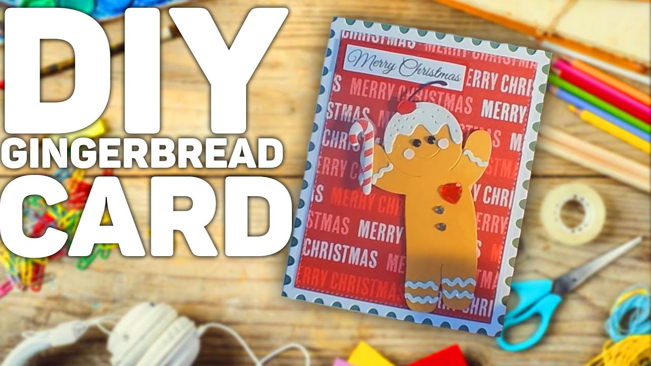Adorable Gingerbread Cards for Christmas Easy Paper Craft Tutorial ...