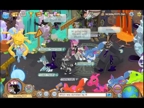 Animal Jam Epic Wolf Plushie Giveaway - YouTube