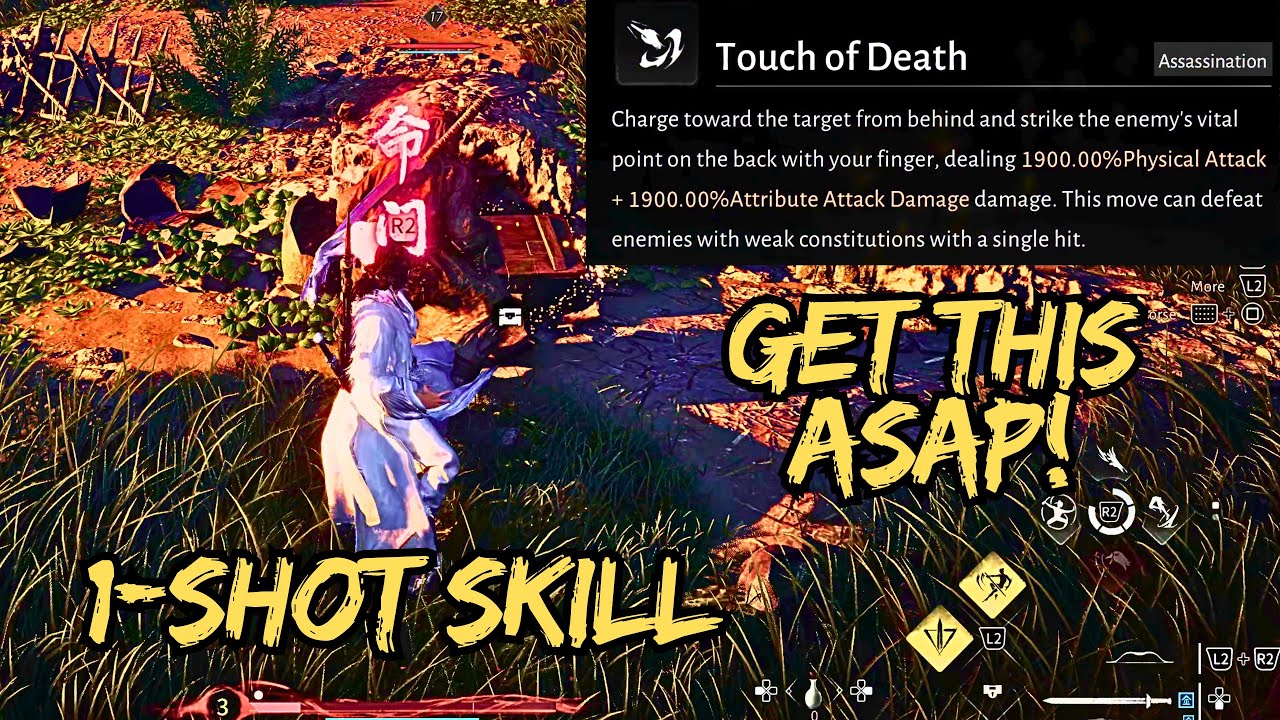 Where Winds Meet - How To Get The TOUCH OF DEATH Assassination Skill ...