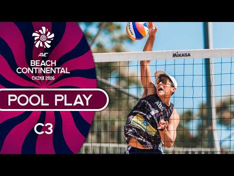 Pool Play - AVC Beach Continental 2026 | Shangluo - C3 | Morning Session