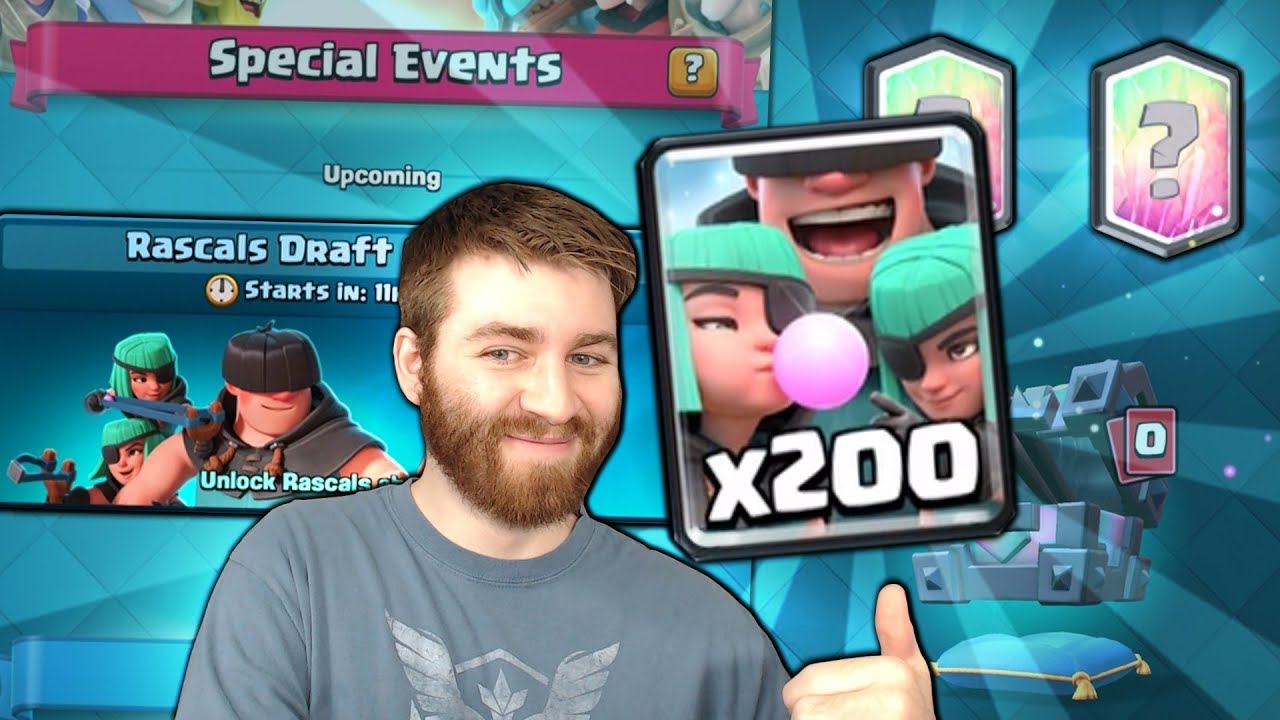 NEW RASCAL DRAFT CHALLENGE! RASCALS OP OR BAD?! | Clash Royale FINAL ...