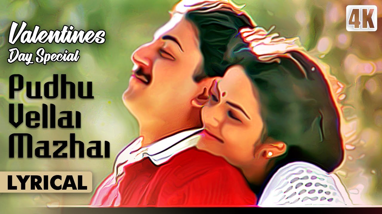 LYRICAL 4K Pudhu Vellai Mazhai | Roja HD Video Song | Aravind Swamy ...