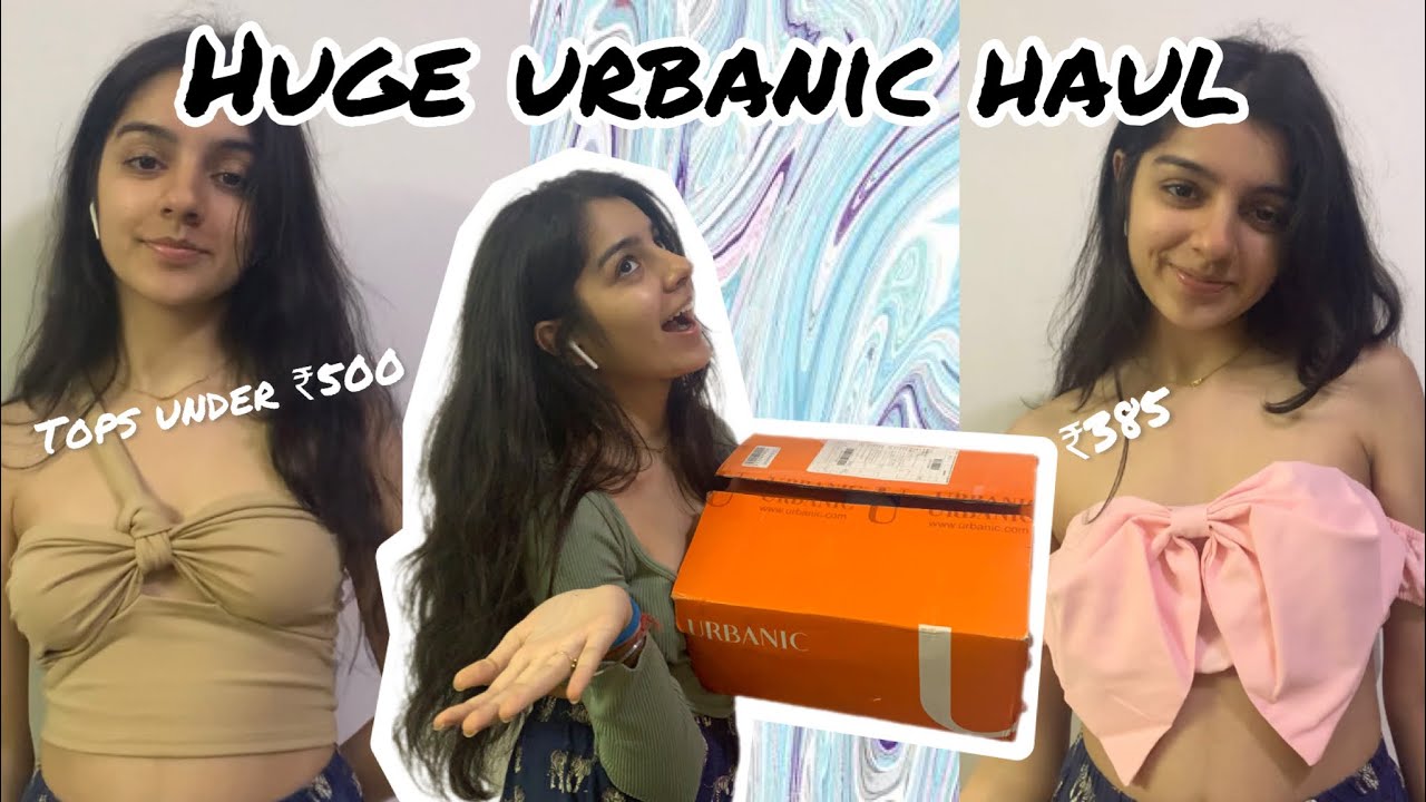 Huge Urbanic Haul🛍️ || Tops under ₹500 from Urbanic - YouTube