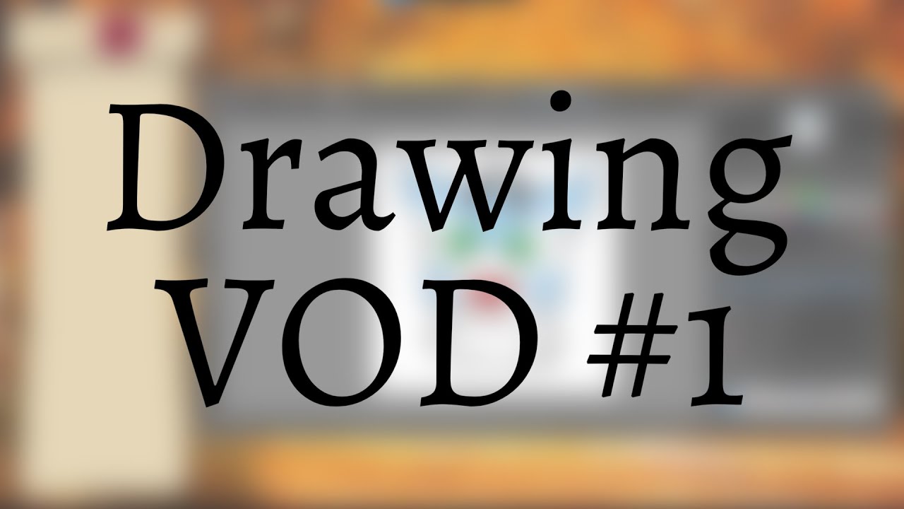 Improvised live drawing !! [Drawing] | VOD #1 - YouTube