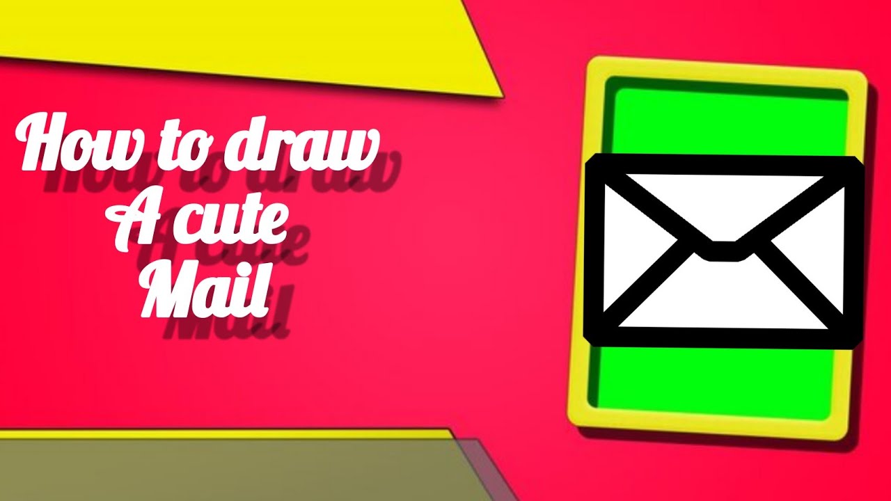 HOW TO DRAW A CUTE MAIL / PART 5 / MK DRAWING - YouTube