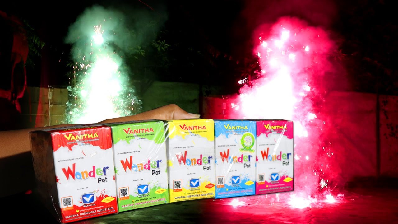 WONDER POT FANCY FOUNTAIN | MODERN CRACKERS | DIWALI NIGHT CRACKERS ...