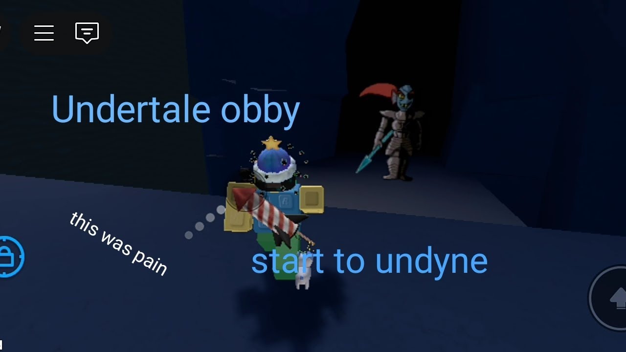 Undertale obby start to undyne - YouTube