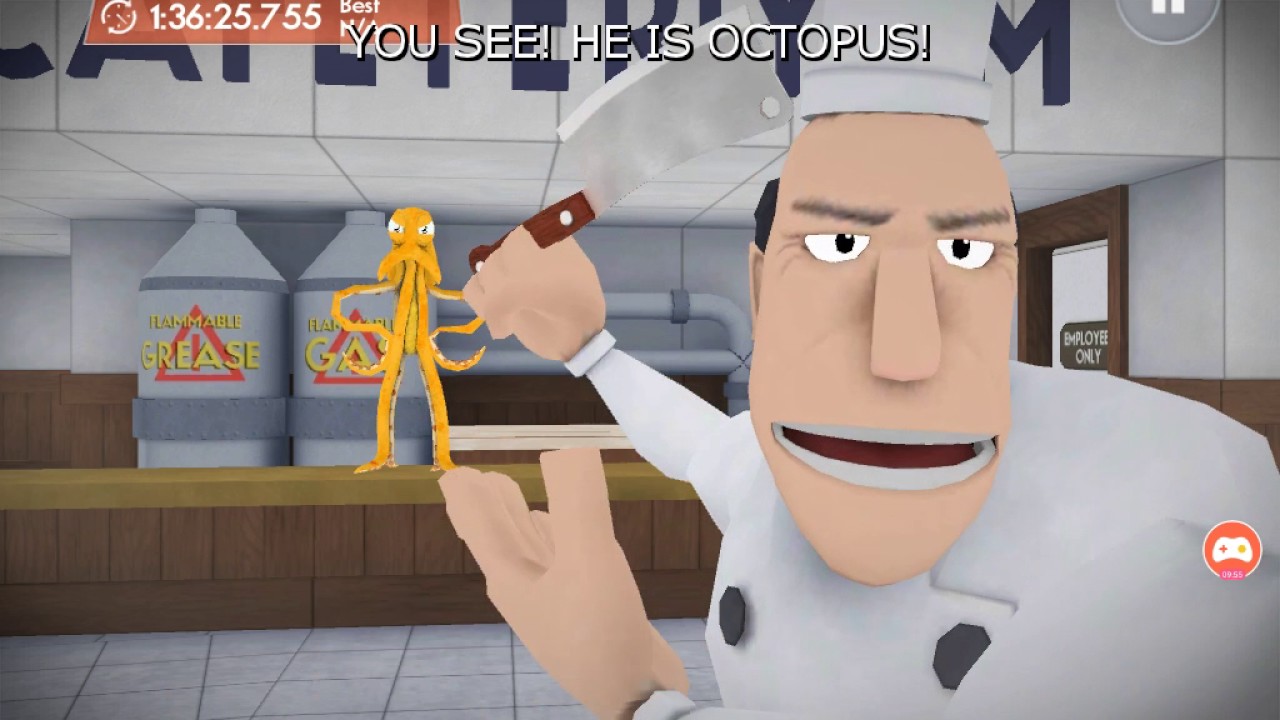 Octodad Dadliest Catch Part Finale: Fight The Chef! - YouTube