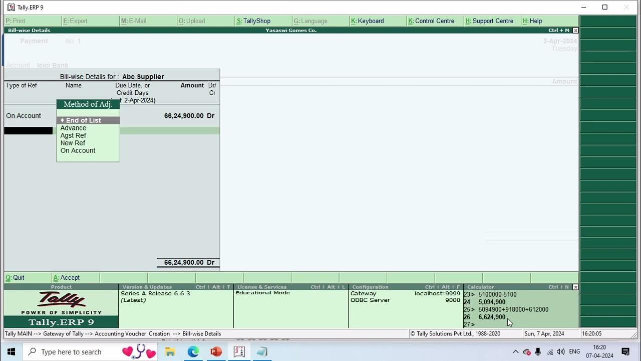 Tally ERP 9: Wrong way to record TDS on Purchases 194Q not unless you ...