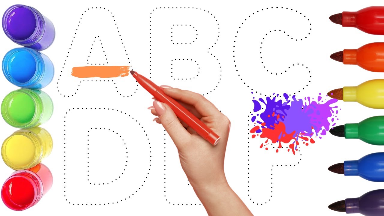Fun and Educational ABC Dotted Tracing for Kids | Preschool Learning ...