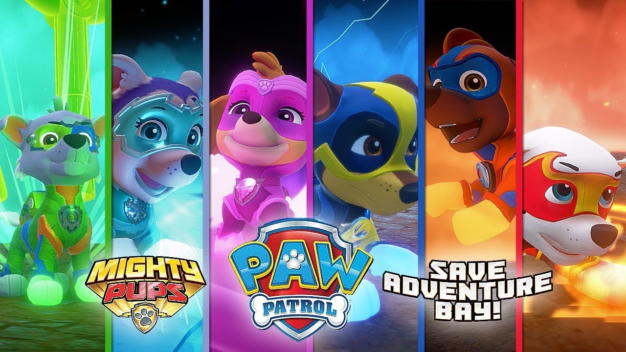 Paw Patrol Mighty Pups Mission The Meteor - YouTube