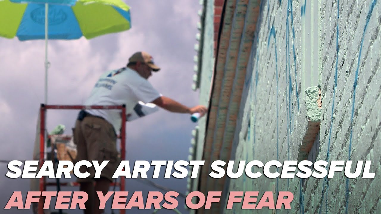 Popular Searcy mural artist was once too afraid to start - YouTube