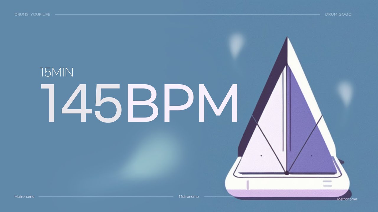 [GO트로놈] 145 BPM 메트로놈 - YouTube