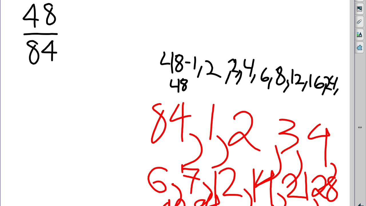 Student Tutorial- Reducing Fractions - YouTube