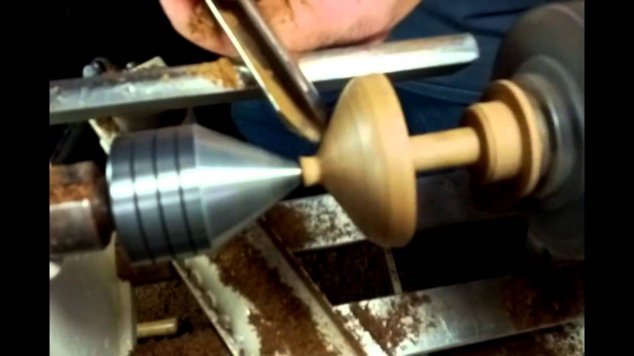 How To Make A Spinning Toy Using A Woodturning Machine(Timelapse) - YouTube
