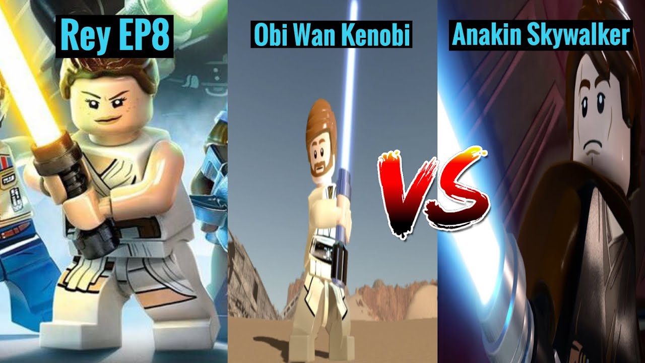 Road to the Skywalker Saga - LEGO Star Wars: TSS - Rey EP8 & Obi Wan Vs ...