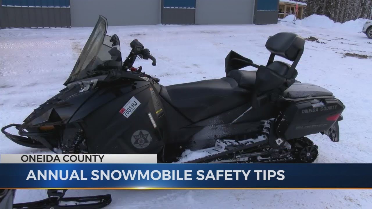 Annual Snowmobile Safety Tips - YouTube
