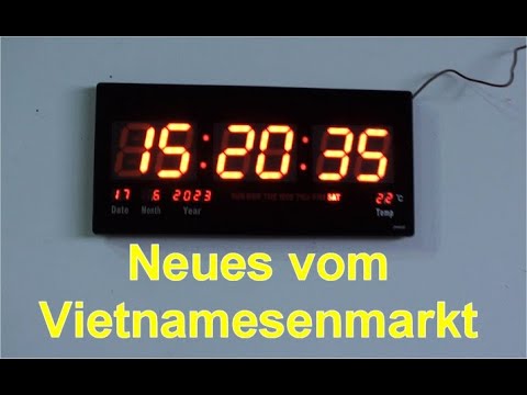 Digitaluhr Wanddisplay - YouTube