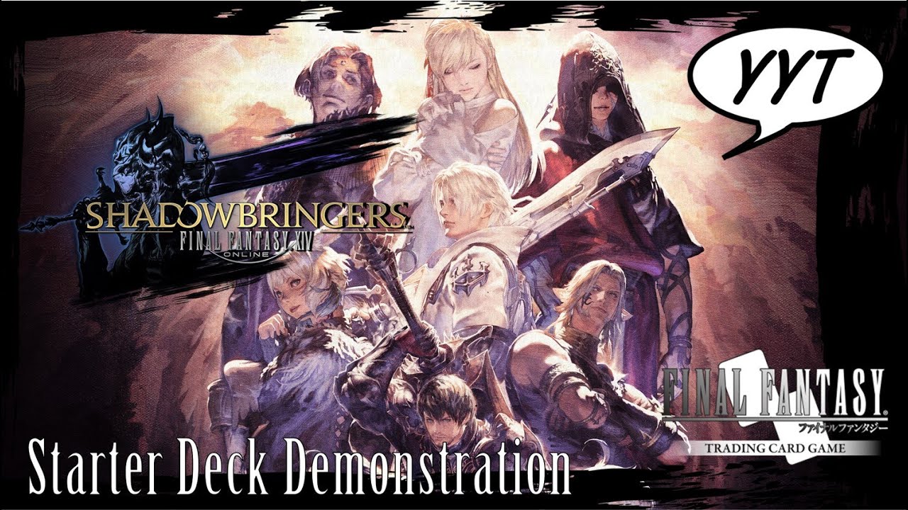Final Fantasy TCG: Shadowbringers Starter Deck Demonstration - YouTube