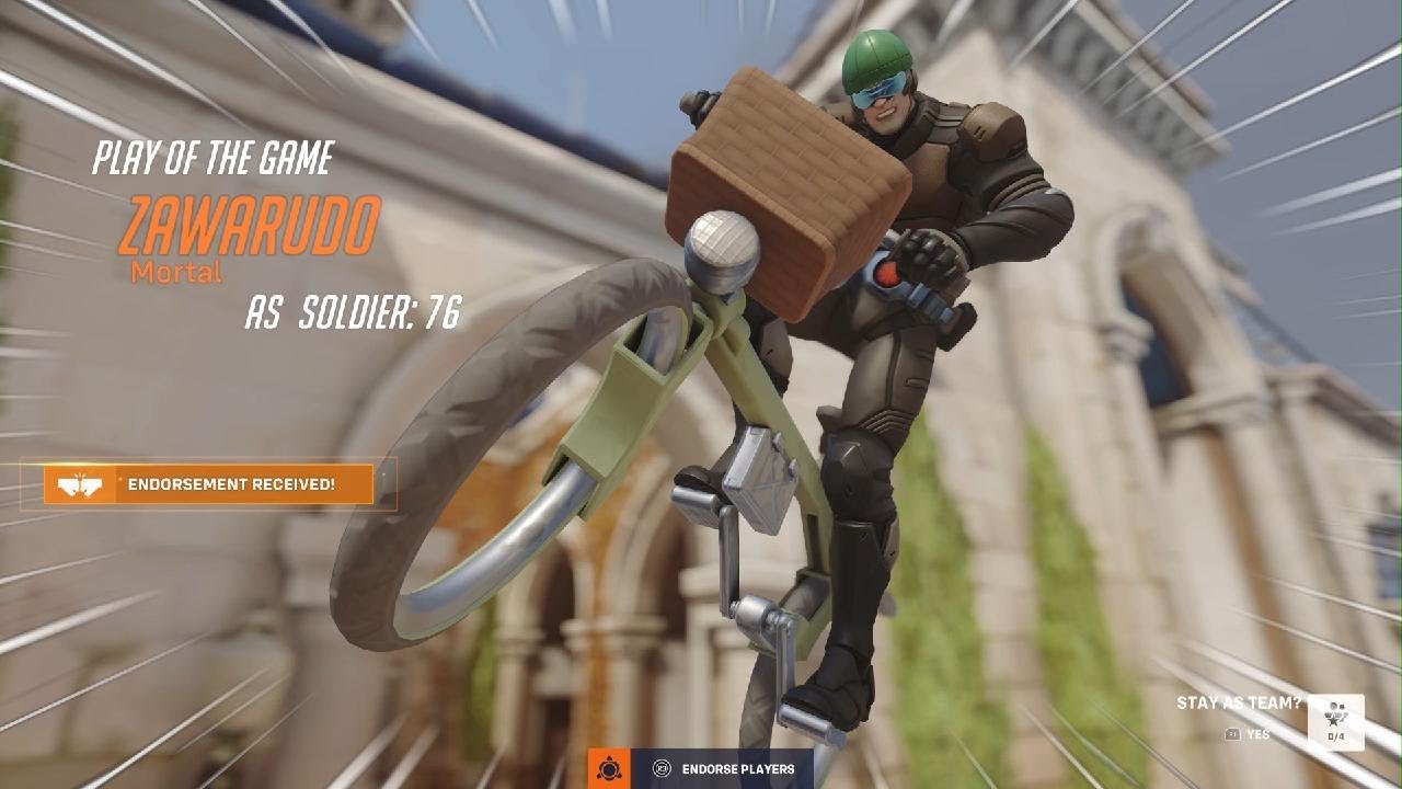 Hit By The Bike Of Justice-Overwatch 2 - YouTube