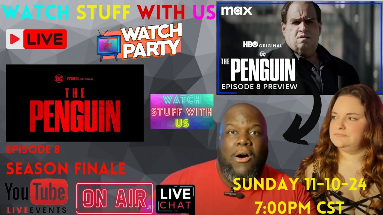 The Penguin - Episode 8 - LIVE Stream Watch Along Watch Party - YouTube