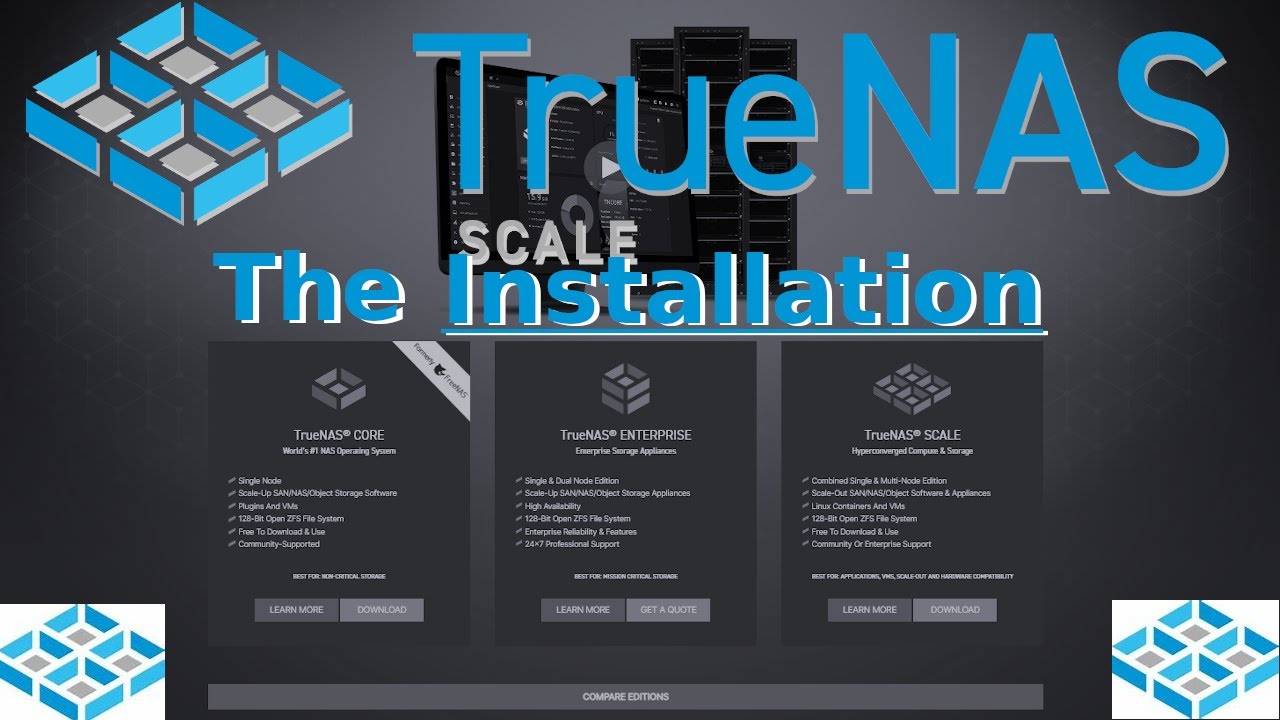 Beginners Guide, installing TrueNAS OS Step by Step (FIXED) - YouTube