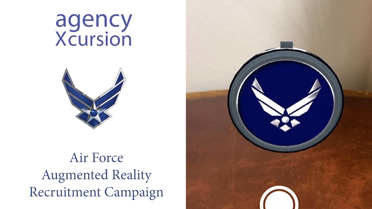 agencyXcursion Air Force Augmented Reality Recruitment Campaign - YouTube