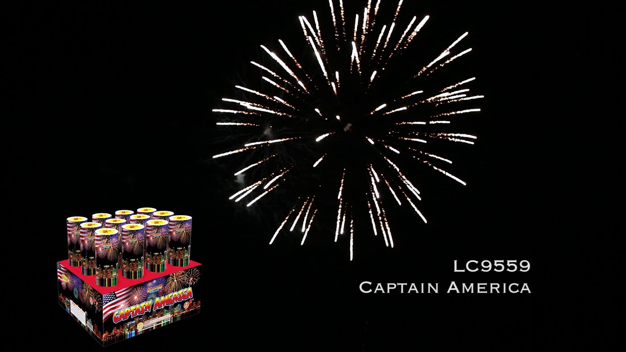 Captain America by Legend Fireworks - YouTube