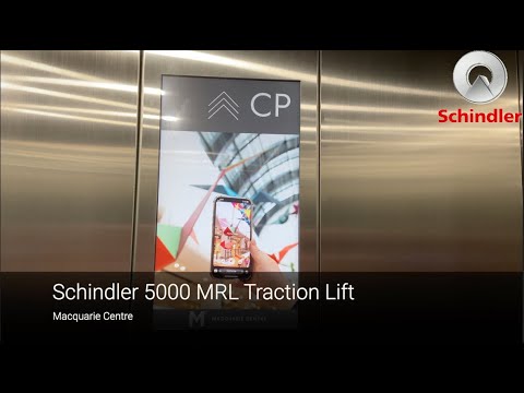 FIRST 2024 VIDEO | Macquarie Centre | Schindler 5000 MRL Traction Lift ...