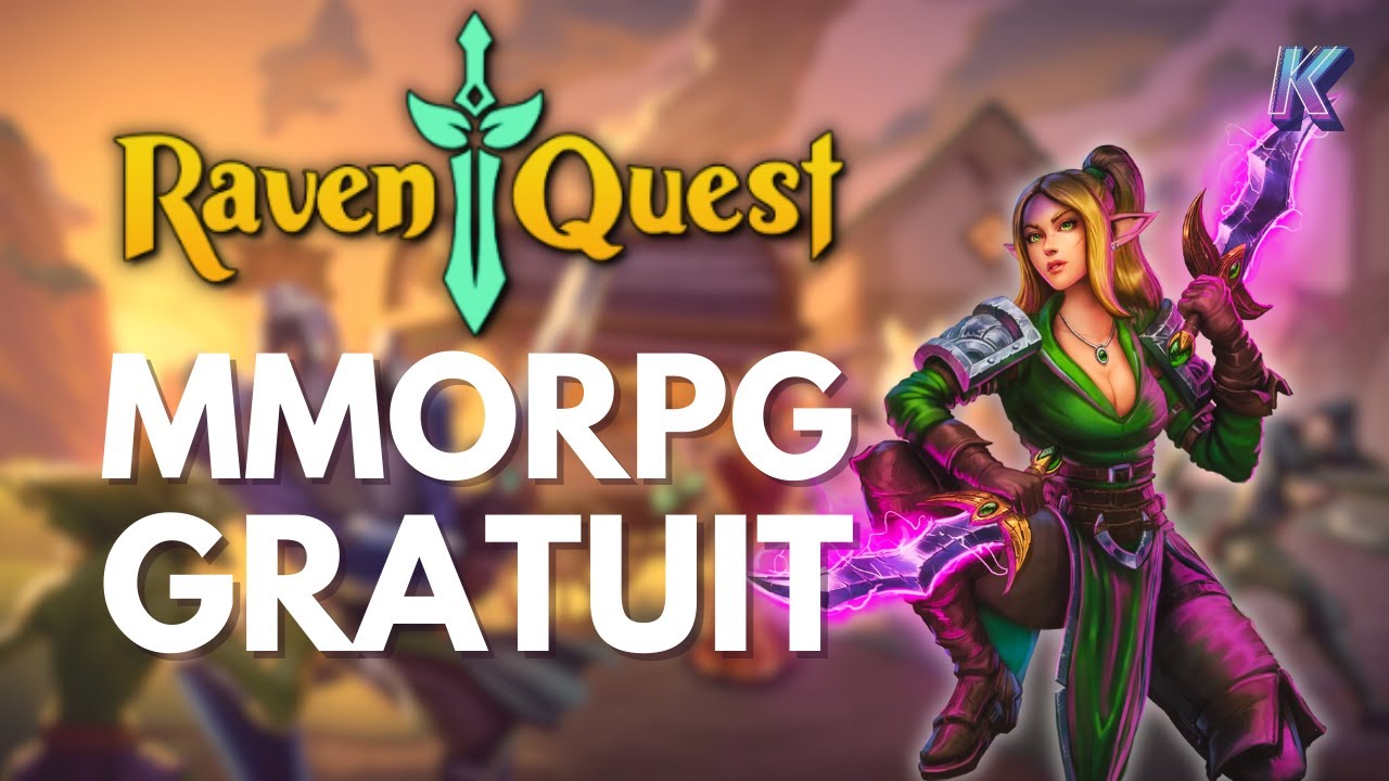RAVEN QUEST 🔥 MMORPG Gratuit & Rétro et Blockchain (RavenQuest Gameplay ...
