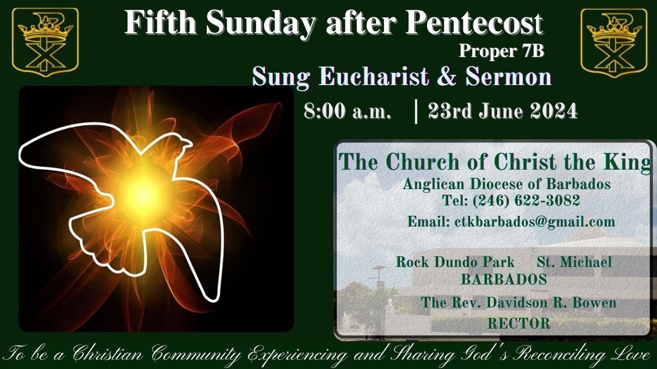 Fith Sunday after Pentecost Proper 7B - YouTube
