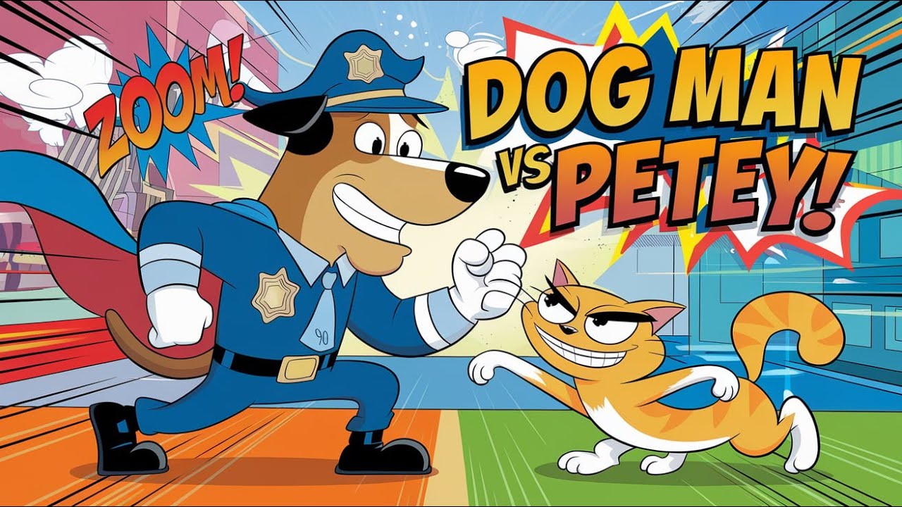 Dog Man vs Petey the Cat 🐾 | Fun & Emotional Kids Story About ...
