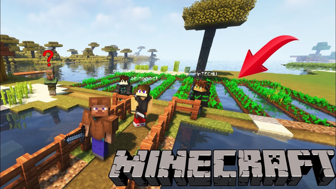 OUR NEW GIANT FARM IN MINECRAFT | SURVIVAL SERIES EP:11 @abitbeast ...