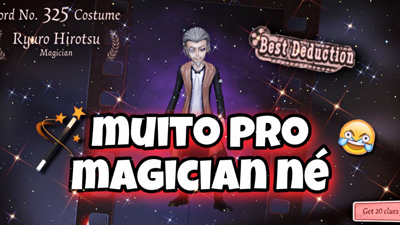 Identity V | Eita Como Joga de Magician | Ryuro Hirotsu BSD crossover ...