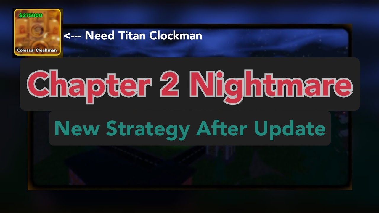 [NEW] Skibi Defense Chapter 2 Nightmare SOLO Strat - YouTube