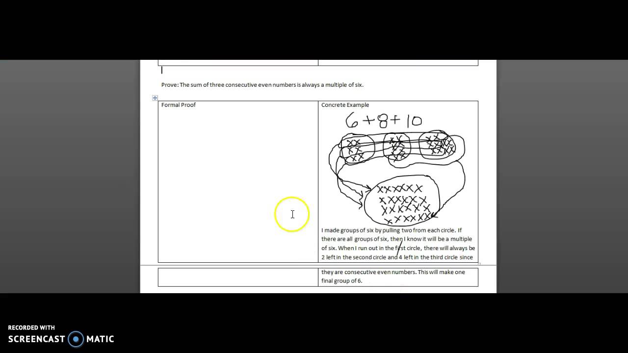 Concrete and Formal Proofs #2 - YouTube