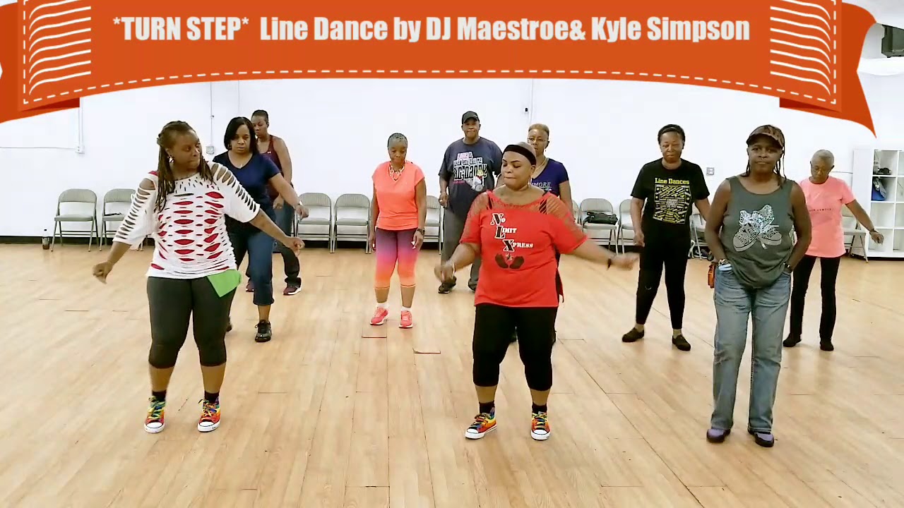 Turn Step Line Dance - YouTube