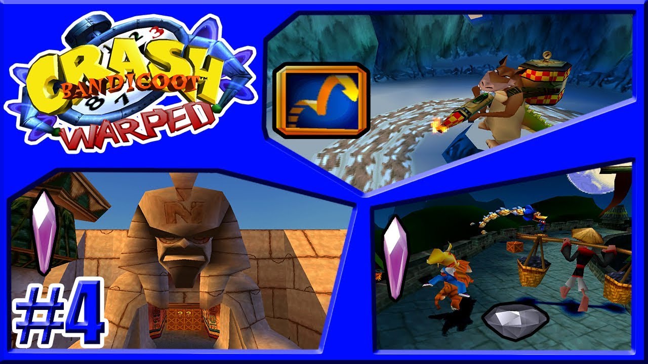 Guía 105% Crash Bandicoot 3 (PSX) #4: Tomb Time (1/2) + Midnight Run ...